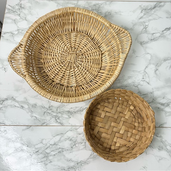 Accents | Boho Woven Basket Set | Poshmark